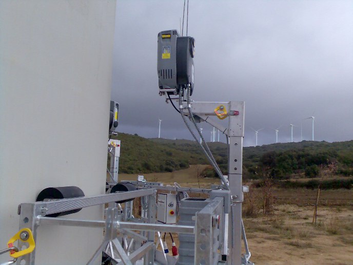 Power Climber Wind | External Tower Access Photos