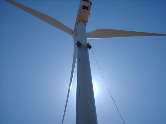 Power Climber Wind | External Tower Access Photos